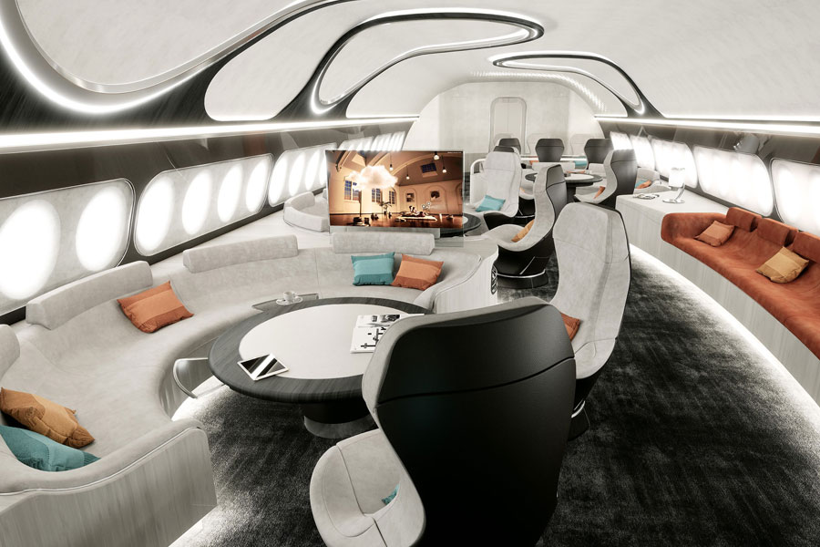 Presenting the Airbus Harmony, a Stunning New Interior Design Option ...