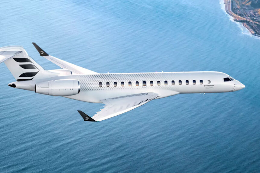 Ultimate Business Jet Takes Flight: Bombardier Global 8000 Begins Test ...