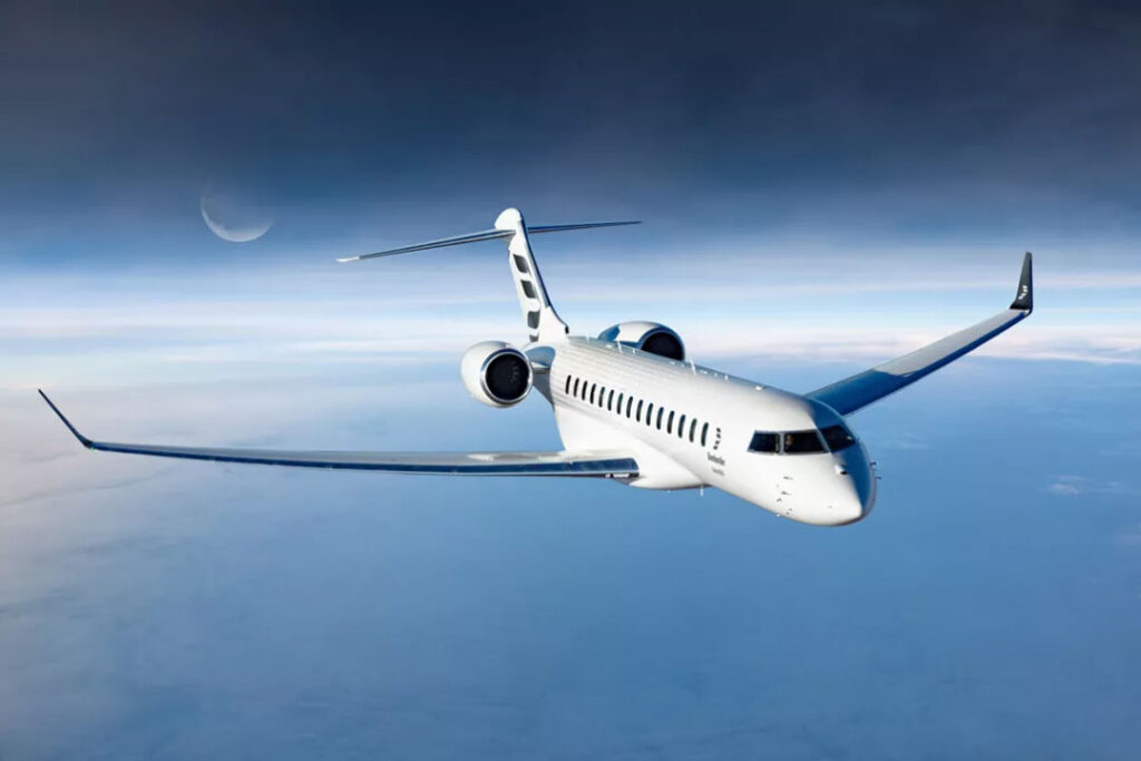 Ultimate Business Jet Takes Flight: Bombardier Global 8000 Begins Test ...